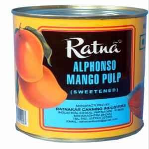 Ratna Alphonso Mango Pulp - EZ INDIAN GROCERY