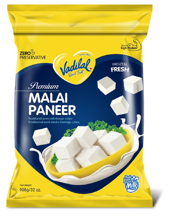 Vadilal Malai Paneer Cube 32oz - EZ INDIAN GROCERY
