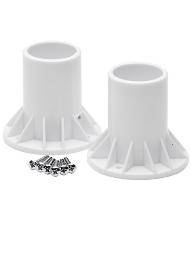 Ocean Blue Plastic Deck Flange (Set of 2) - Champion Pool Supply