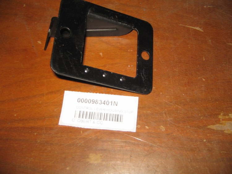 CONTROL LEVER HOUSING STOP - C. OBERT & CO.
