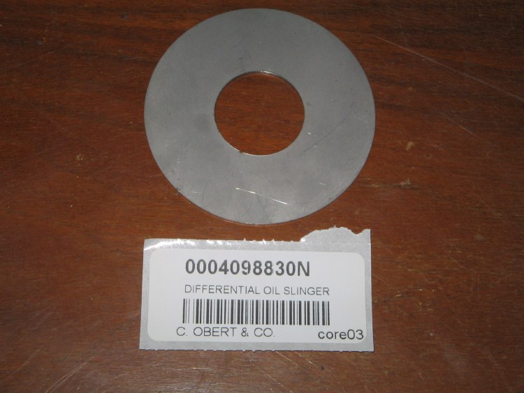 DIFFERENTIAL OIL SLINGER - C. OBERT & CO.