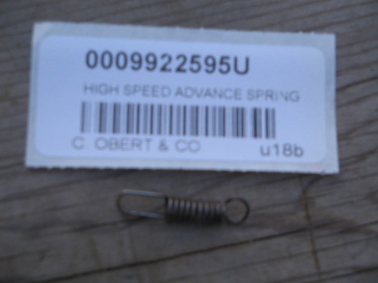 HIGH SPEED ADVANCE SPRING - C. OBERT & CO.