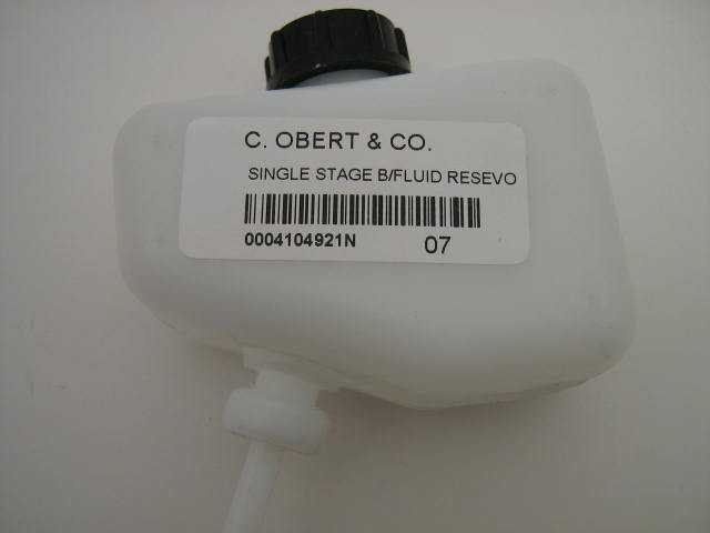 SINGLE STAGE B/FLUID RESERVOIR - C. OBERT & CO.