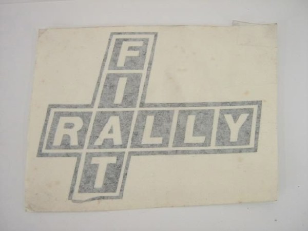 FIAT RALLY STICKER - C. OBERT & CO.
