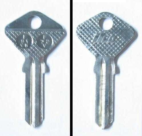 KEY BLANK OF VARIOUS USES - C. OBERT & CO.