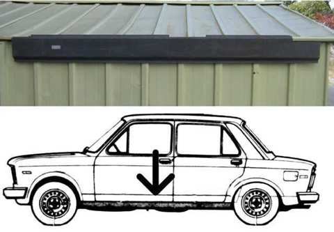 4 DR LEFT OUTER ROCKER PANEL - C. OBERT & CO.