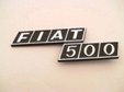 PLASTIC "FIAT 500" REAR EMBLEM - C. OBERT & CO.