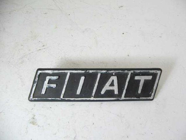 FIAT NAME PLATE - C. OBERT & CO.