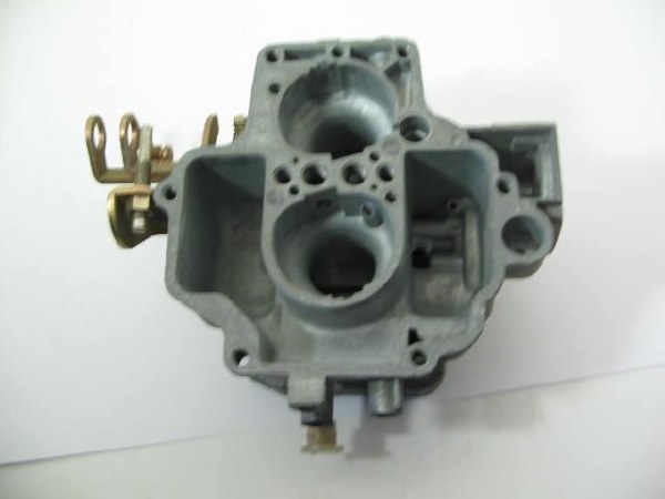 CARB BASE WITH THROTTLE SHAFTS - C. OBERT & CO.