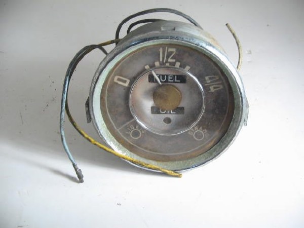 1956-57 4 INDICATOR GAUGE ASSY - C. OBERT & CO.