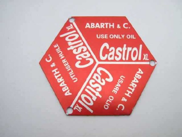 CASTROL OIL FILL CAP EMBLEM - C. OBERT & CO.