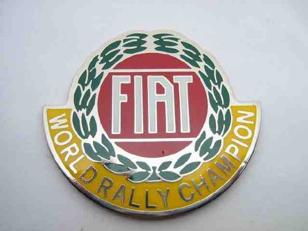 FIAT WORLD RALLY CHAMP EMBLEM - C. OBERT & CO.