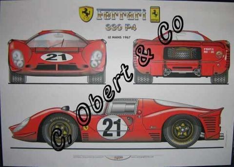 Ferrari 330 P4 1967 Le Mans - C. OBERT & CO.