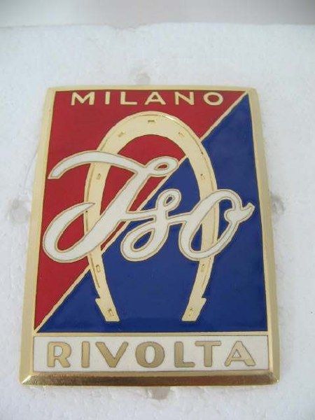 ISO RIVOLTA RED/BLUE EMBLEM - C. OBERT & CO.