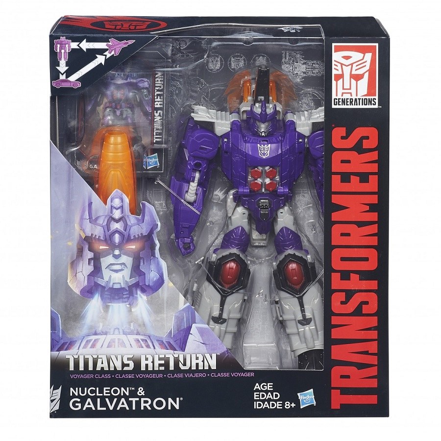 Transformers Generations Titans Return Voyager Nucleon and Galvatron ...