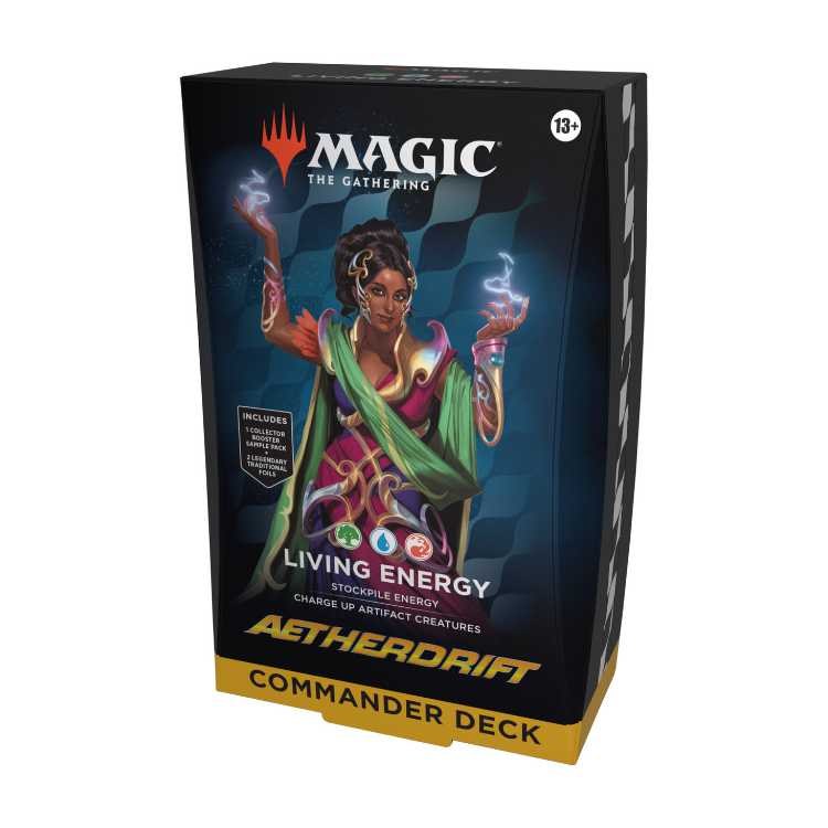 Aetherdrift Commander Deck - Living Energy - Patriot Games