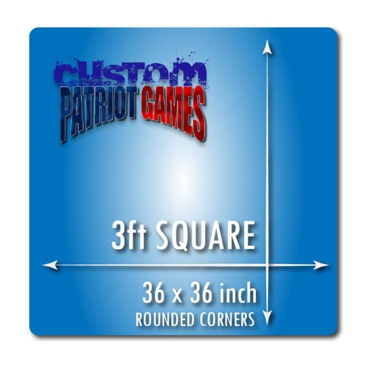 Custom 3ft x 3ft Table Top Playmat - Patriot Games