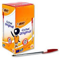 BIC RED BIROS BOX 50 - Silkes Art & Office