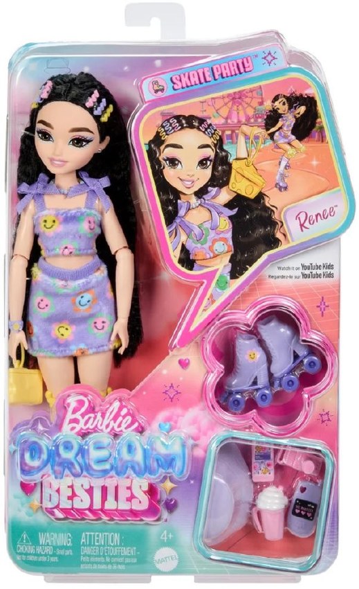 Barbie Dream Besties Skate Party Renee Doll - Forbidden Planet