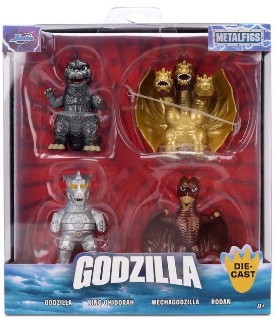 Godzilla W1 Metalfigs Die-Cast Metal Mini-Figure 4 Pack - Forbidden Planet