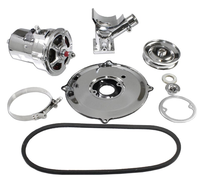 Alternator Conversion Kit Chrome 75amp - Concept-1