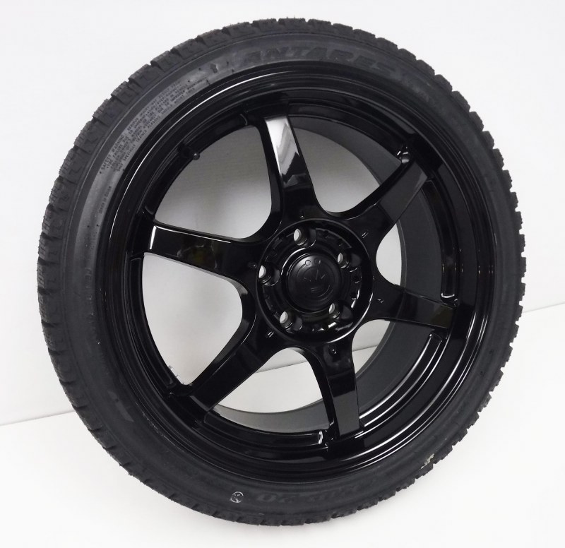 18" Winter Wheel Tire Set Konig Backbone Black - Concept-1