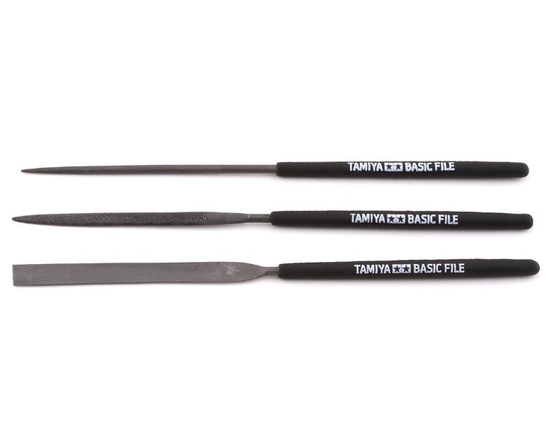 Tamiya Basic Smooth Double-Cut File Set - Hobby Hobby