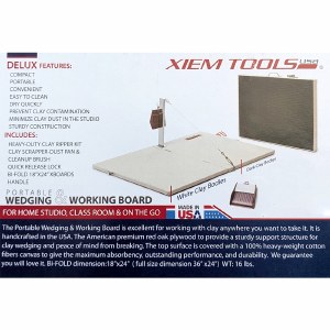Xiem's X-Board Wedging Board D - The Ceramic Shop