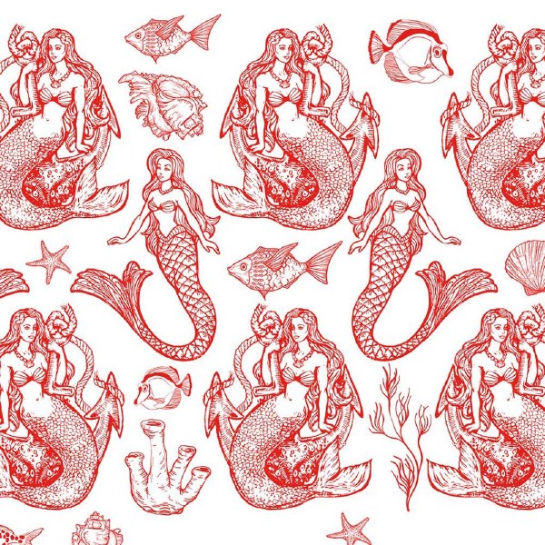 Decal, Rice Paper 113 Red - The Ceramic Shop