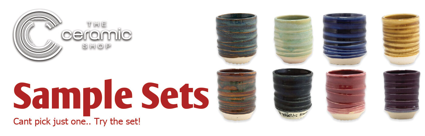 Glazes & Underglazes : The Ceramic Shop : Sample Sets - The Ceramic Shop