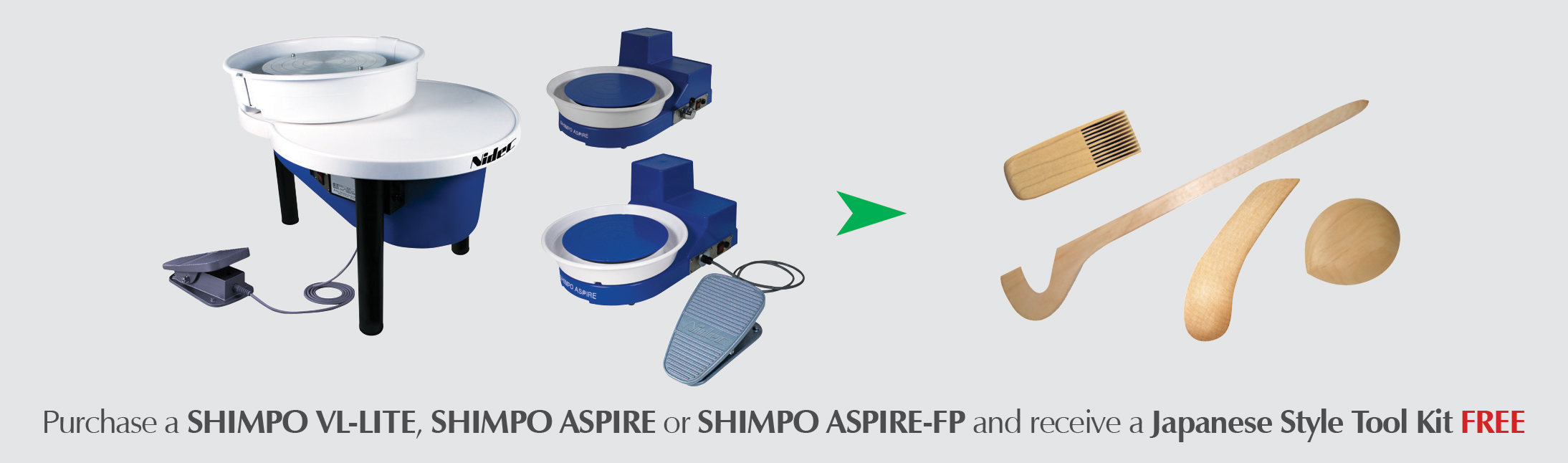 Shimpo Pottery Wheels - The Ceramic Shop