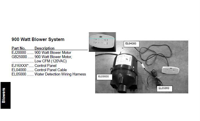 Jacuzzi Whirlpool Bath : Blower Systems - Manatron Diagnostic, Inc.