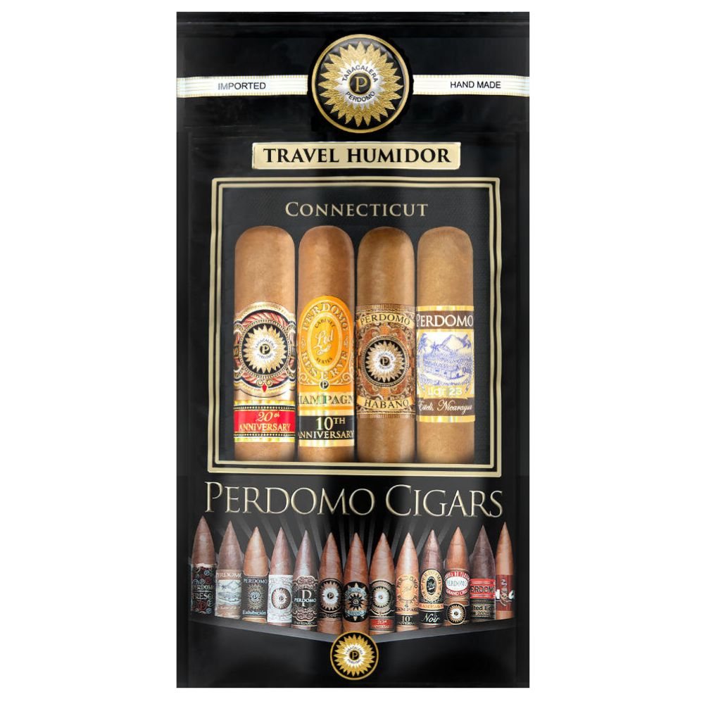 Perdomo 4-Pack Humidified Sampler Packs - Buy Premium Cigars Online ...