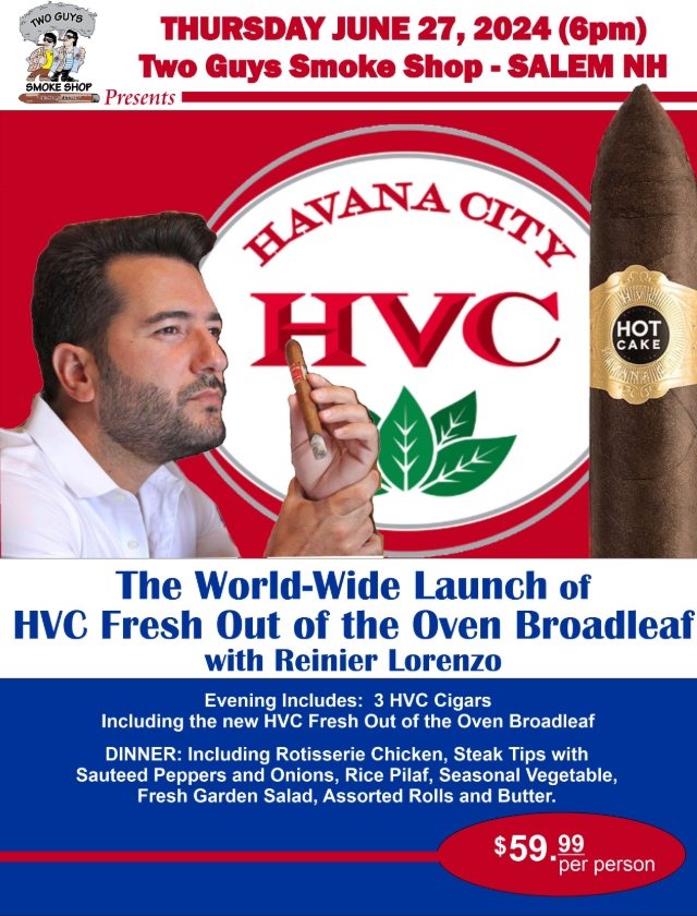 Two Guys Smoke Shop In Store Events - Buy Premium Cigars Online From 2 ...