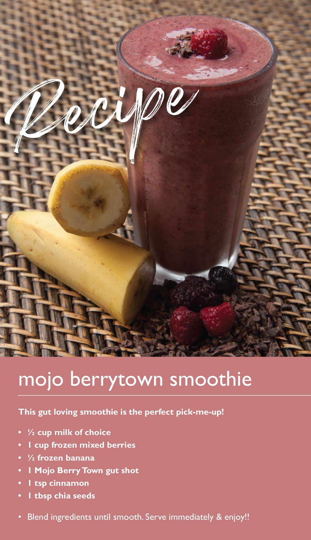 Berry Town Smoothie - Wray Organic Online