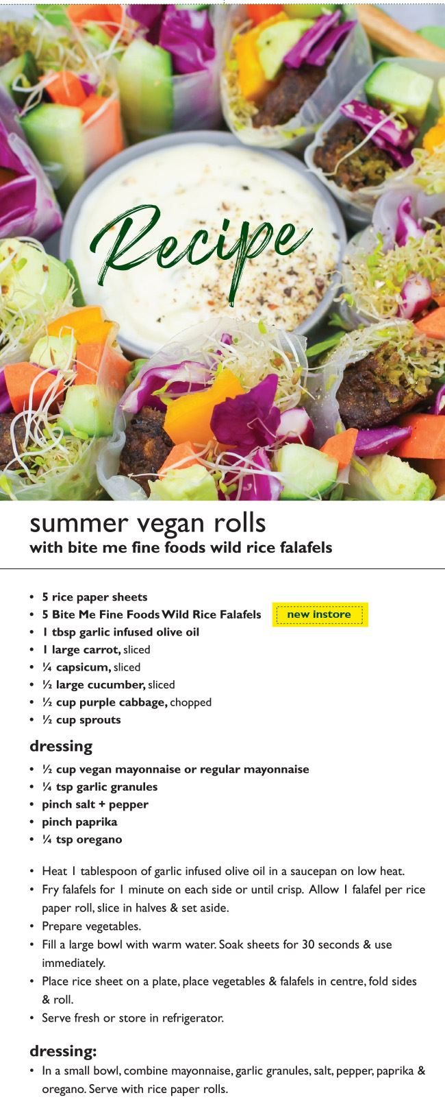 Summer Vegan Rolls - Wray Organic Online