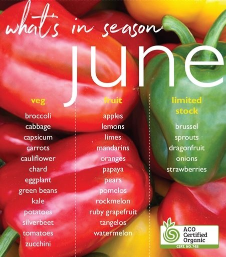 what is in season June 2023 - Wray Organic Online