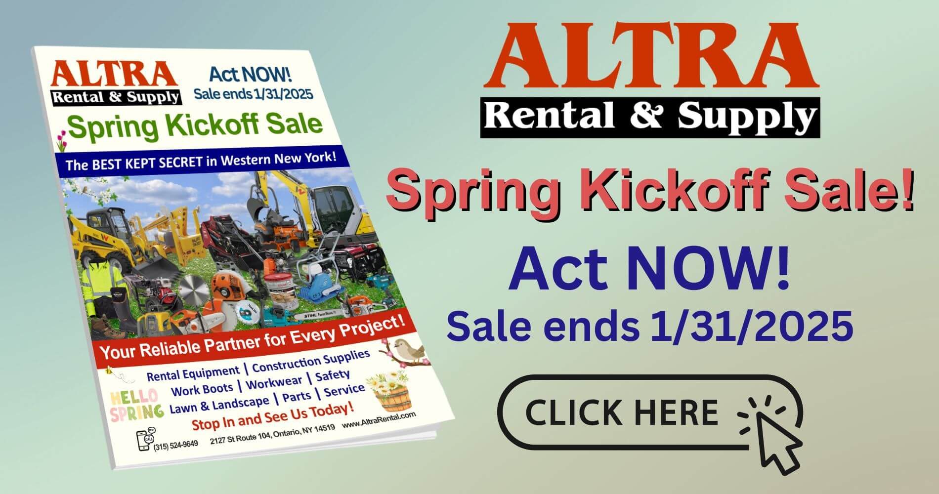 Rental, Tools, Apparel & More - ALTRA RENTAL & SUPPLY, INC.